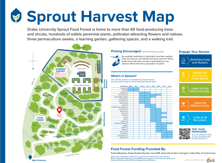 Sprout Harvest Map – Sprout: The Des Moines Urban Youth Learning Garden ...